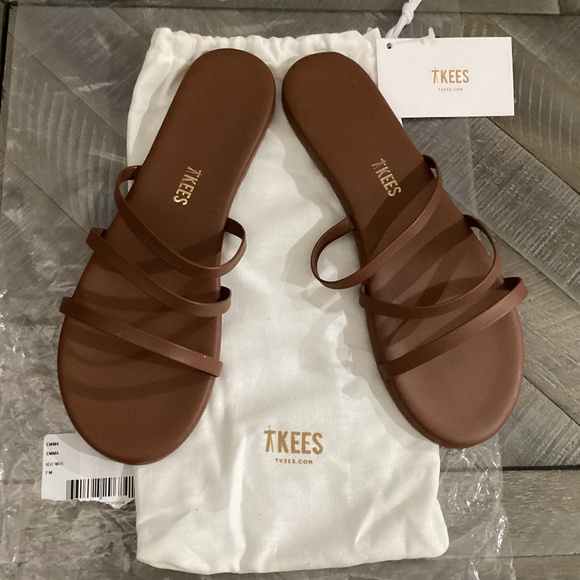 TKEES | Shoes | Tkees Emma Strappy Slide Sandal Women 7m | Poshmark